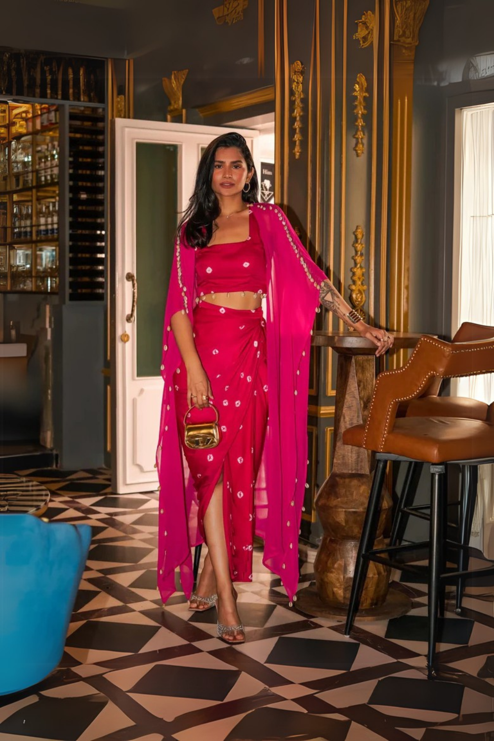 Draped Skirt Sets – Aapro